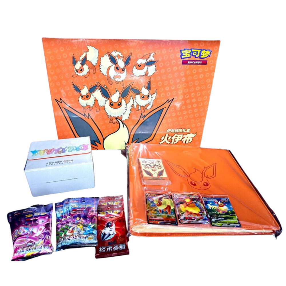 Simplified Chinese Pokemon Flareon Collection Box – Retroble
